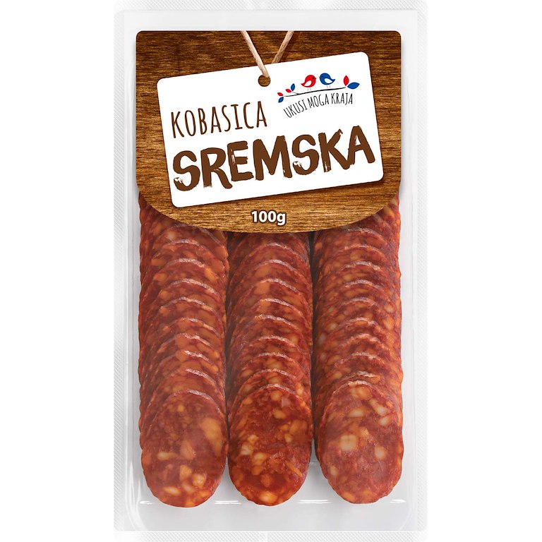 Kobasica sremska slajs 100g umk