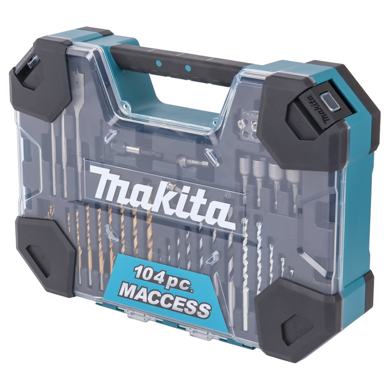 Makita – MACCESS set set burgija i bitova 104 komada – E-22604