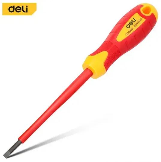 DELI ODVIJAČ VDE RAVNI 4×100MM