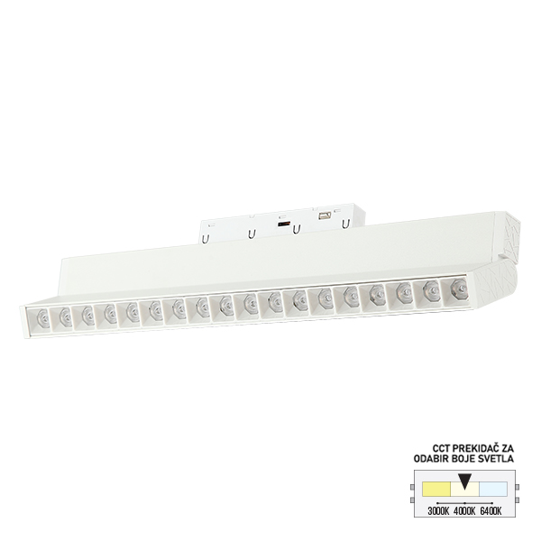 LED magnetna svetiljka CCT FM2101-18 WH