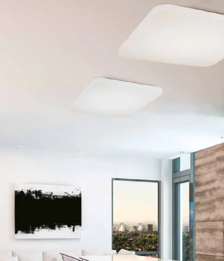 Mantra Quatro Ii plafonska lampa led 30W 2000lm 5000K prečnik 30cm bela