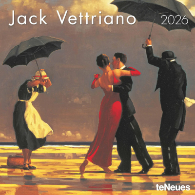 Zidni kalendar 2026 - Jack Vettriano, 30x30 cm