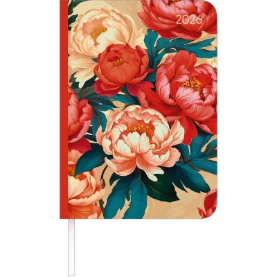 Datumirana agenda 2026 - Lady Journal, Roses, 11x15 cm