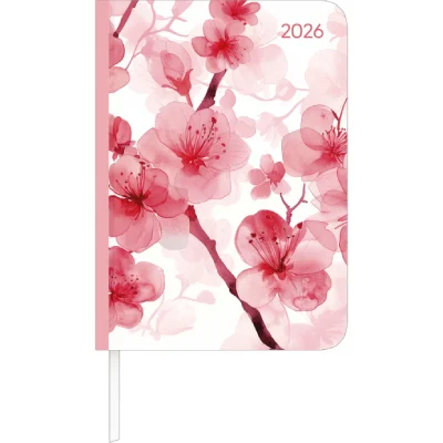 Datumirana agenda 2026 - Lady Journal, Blossoms, 11x15 cm