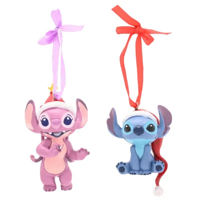 Novogodišnji ukras set 2 - Disney, Lilo and Stitch, Stitch And Angel