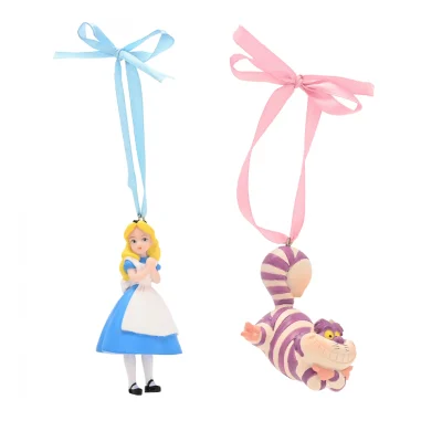 Novogodišnji ukras set 2 - Disney, Alice in Wonderland, Alice and Cheshire Cat