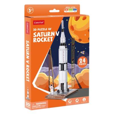 3D Puzla - CubicFun, Saturn V Rocket