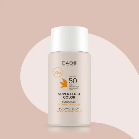 BABE Super fluid facial color sunscreen spf50+