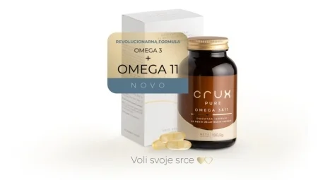Crux Pure Omega 3&11 90 mekih kapsula