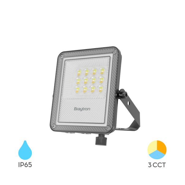 BRAYTRON LED reflektor FLOOD-PF-10W-GRY-3IN1-IP65