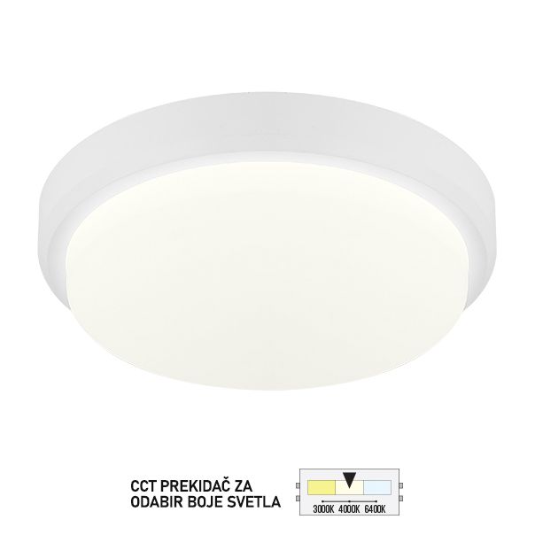 FORMA Spoljna LED lampa 24W 3000K,4000K,6400K PS8301 WH