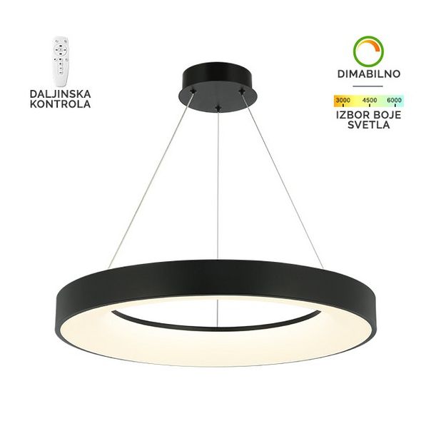 FORMA LED visilica 86W 4000K F2049-86V BK