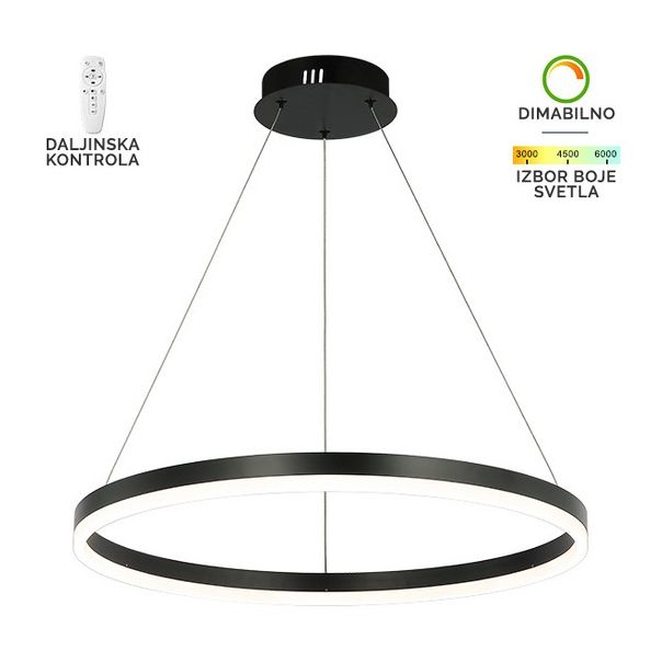 FORMA LED visilica 56W 3000K-6400K F2047-56V BK