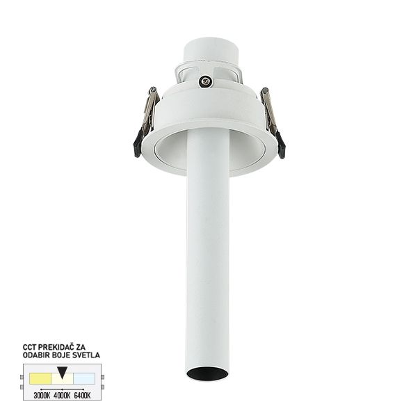 FORMA LED ugradna lampa 7W 3000K,4000K,6400K LU-10-7 WH