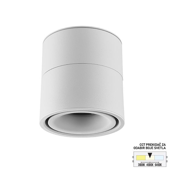 FORMA LED svetiljka 9W CCT 3000K,4000K,6400K LN-07-9 WH