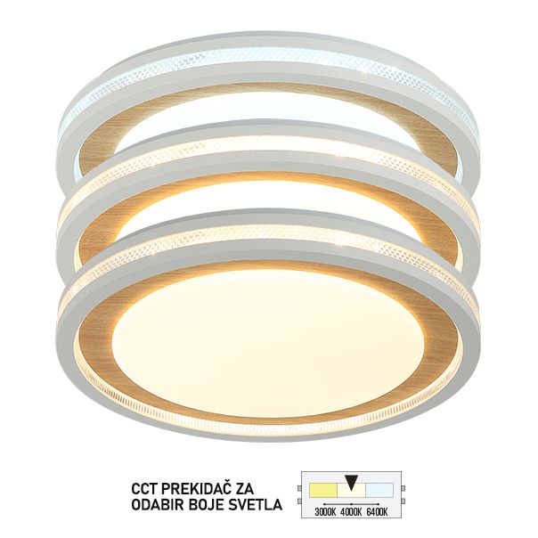 FORMA LED plafonjera CCT 36W 3000K,4000K,6400K LP-203-36X WD