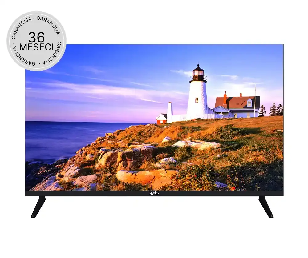Zeus SMART LED TV 43 ZE43FST2 1920x1080/FHD/DVB-T2/frameless/Android 14
