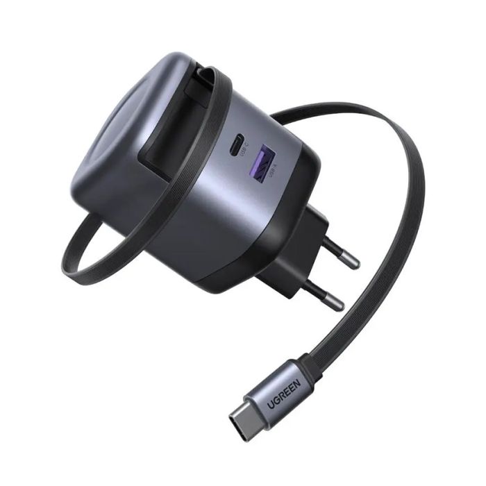 Punjač UGREEN X615 65W GaN Fast Charger with Retractable Cable