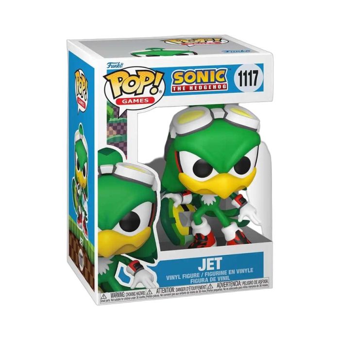 Figura Funko POP! Games: Sonic - Jet The Hawk with Board