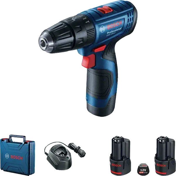 Bosch Akumulatorska vibraciona bušilica-odvrtač GSB 120-LI Profi kofer 2x2.0Ah 06019G8100