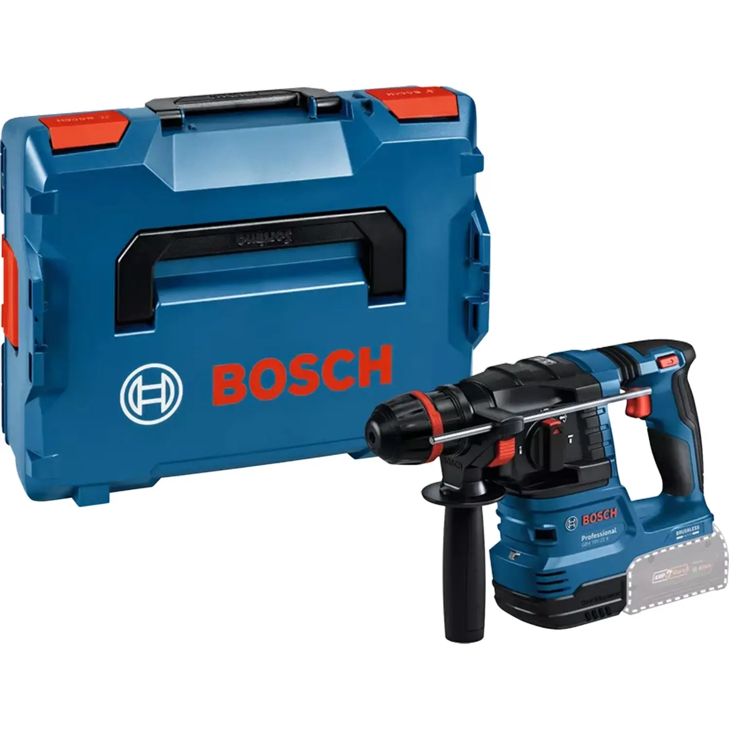 Bosch Akumulatorski elektro-pneumatski čekić za bušenje sa OneChuck Professional GBH 0611924102, 18V, Plavo-crni