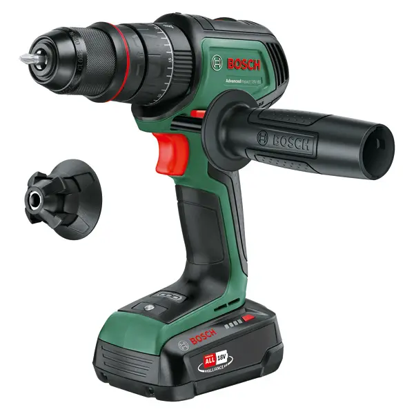 Bosch Akumulatorska vibraciona bušilica AdvancedImpact 18V-80 QuickSnap, 1x2.5Ah Kofer 06039E2101