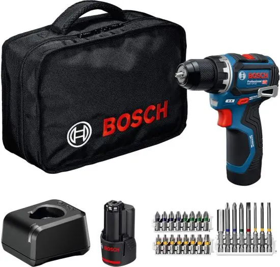 Bosch Akumulatorska bušilica-odvrtač PRO GSR 12V-32, 2x 2.0Ah, Torba, Set pribora 06019N7006