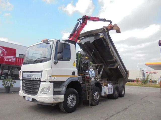 DAF CF 370 8X4 + PALFINGER EPSILON kiper