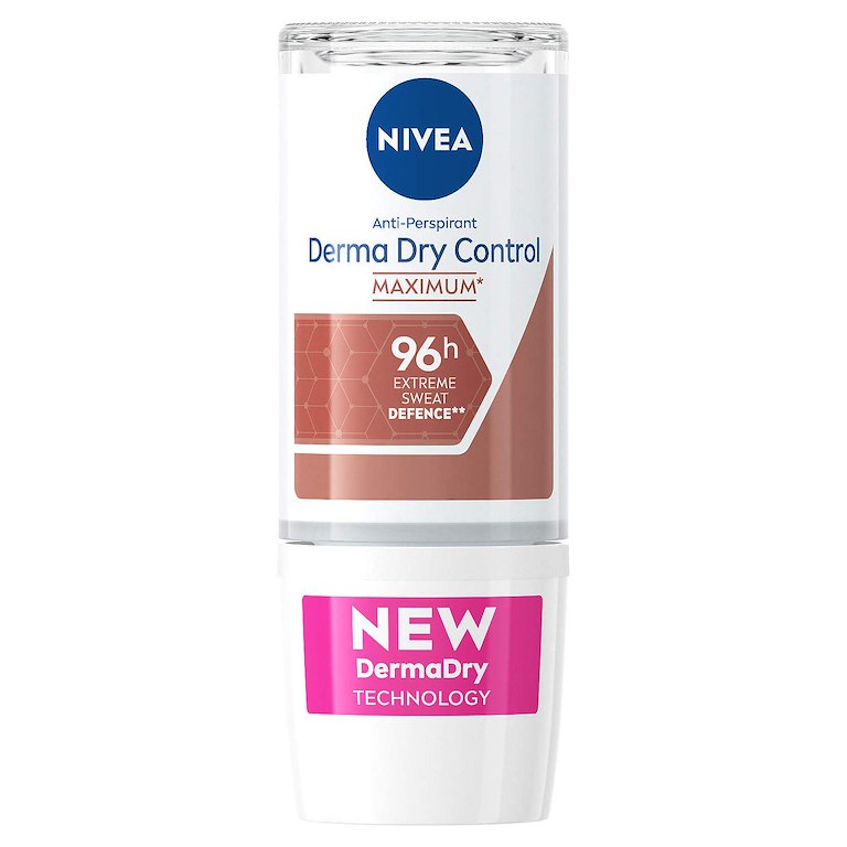 Nivea deo roll-on ž derma dry control 50ml nivea