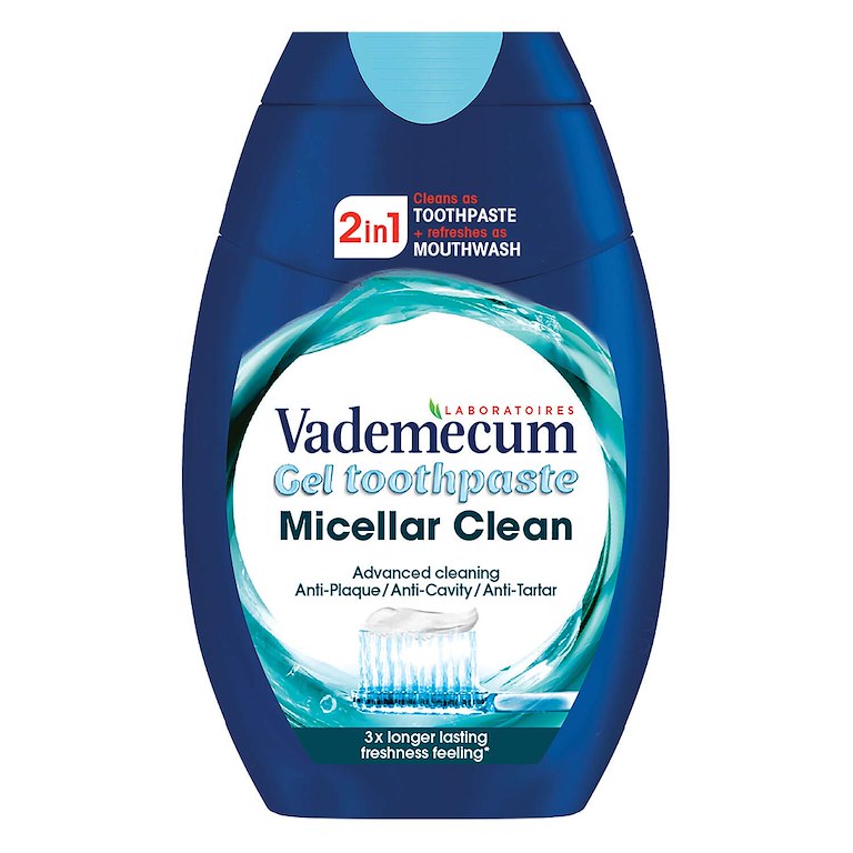 Vademecum zp 2u1 vdm advanced clean 75ml vademecum