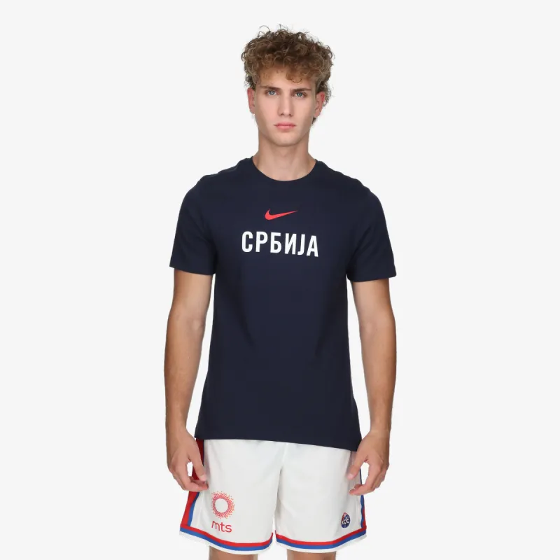Nike S M NK TM SS COTTON TEE-OBSIDIAN