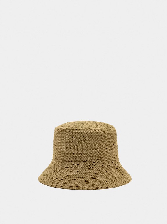 KNIT BUCKET HAT