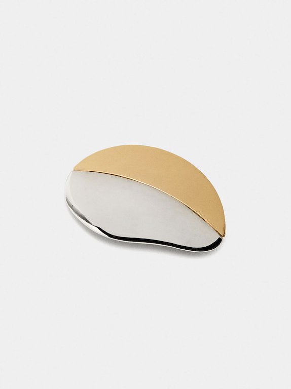 OVAL BICOLOR FRENCH CLIP