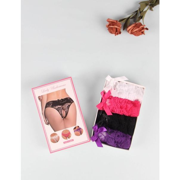Seksi gaćice SET 3+1 gratis FP5278