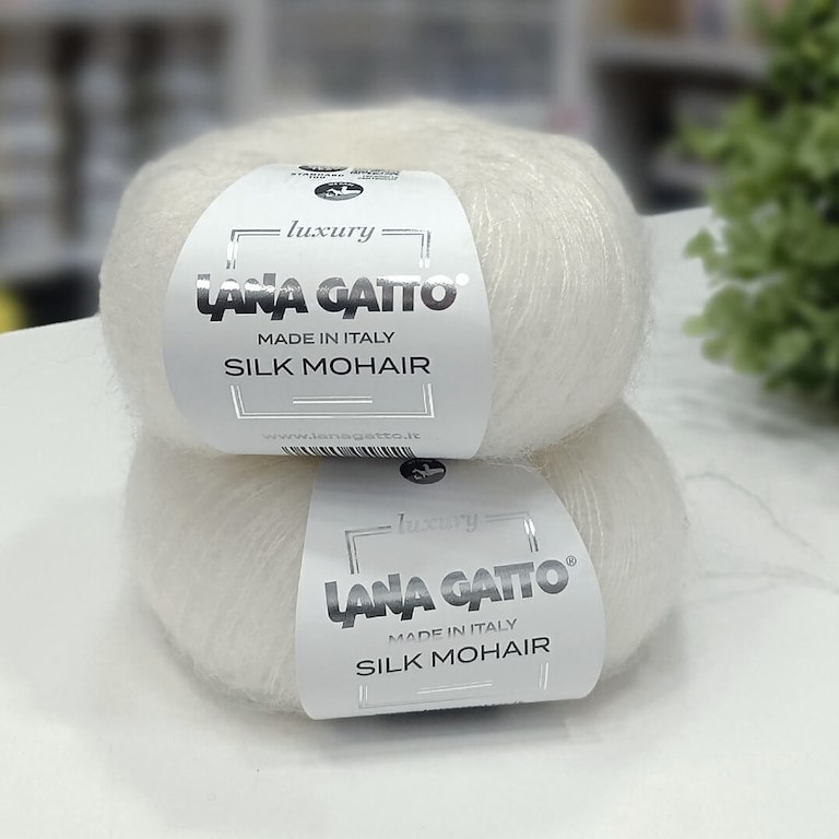 Lana Gatto SILK MOHAIR OFFWHITE 6027