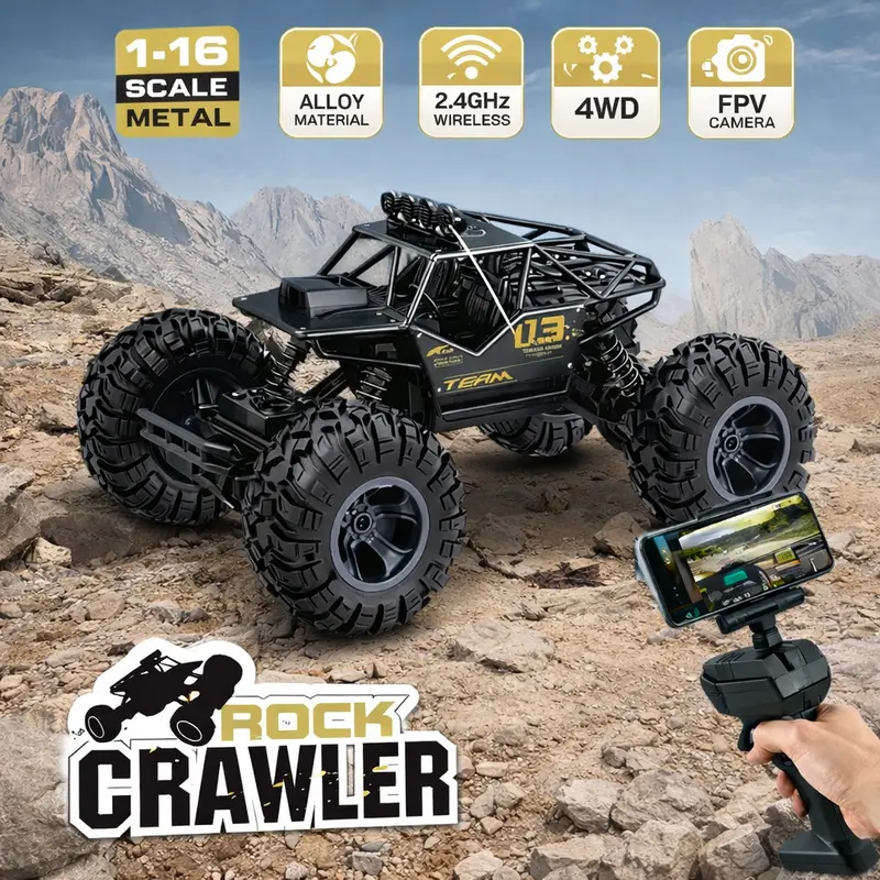 Džip na daljinski sa HD kamerom – RC Rock Crawler 4×4 terenac