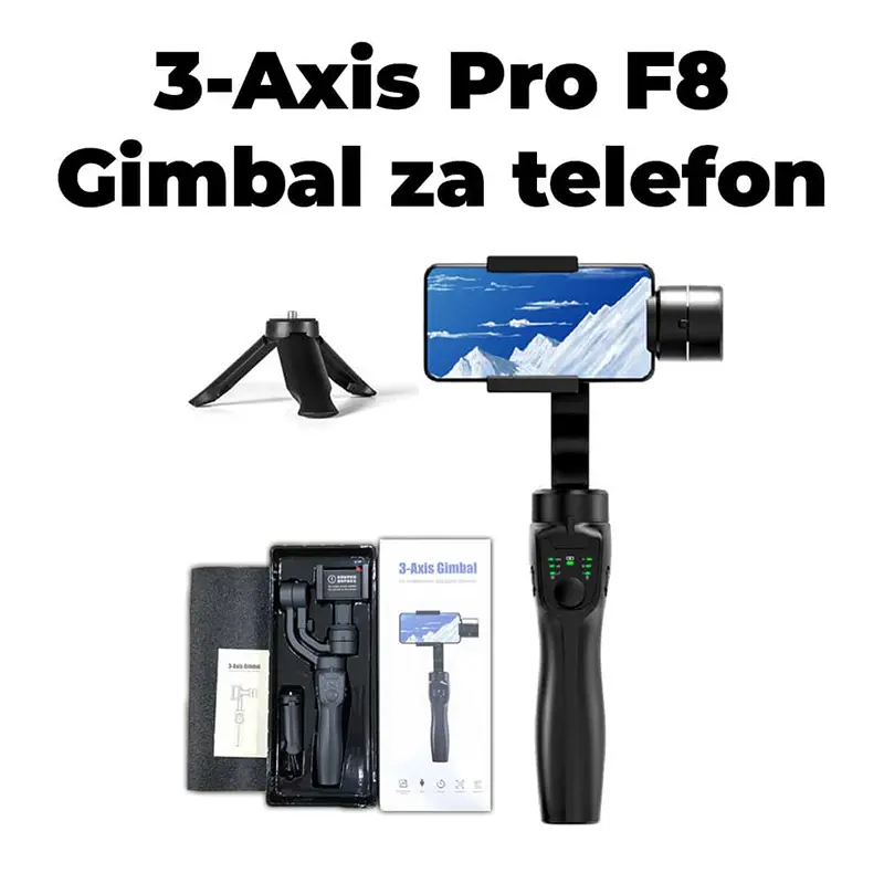 Gimbal Stabilizator Za Telefon Sa 3-Osnom Stabilizacijom