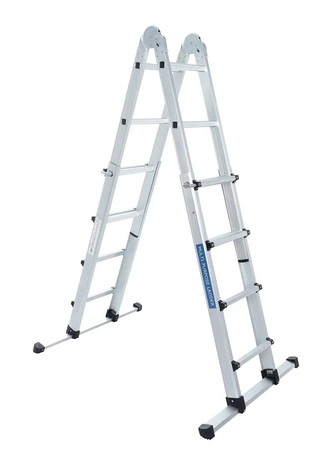 Aton Aluminijumske teleskopske zglobne merdevine ATN-DLM604, 4x4 408cm