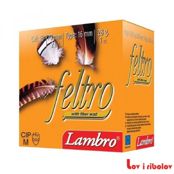Patron Lambro 16/70 Feltro 4, 2, 1/0, 28g Filc
