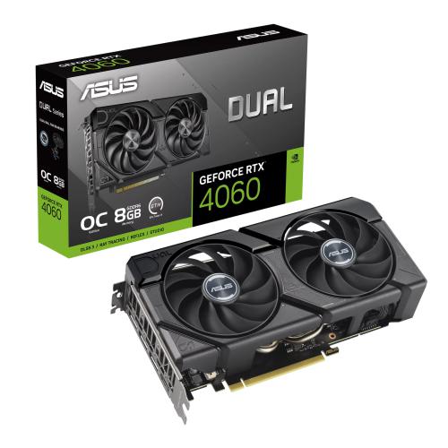 ASUS Dual GeForce RTX™ 4060 EVO OC Edition 8GB GDDR6 – DUAL‑RTX4060‑O8G‑EVO