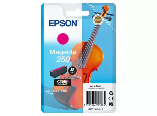 Singlepack Magenta 250 Violin Claria Photo HD Ink
