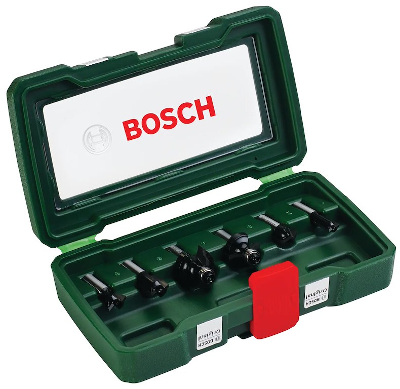 Bosch 6-delni set TC glodala (8 mm prihvat) 2607019463
