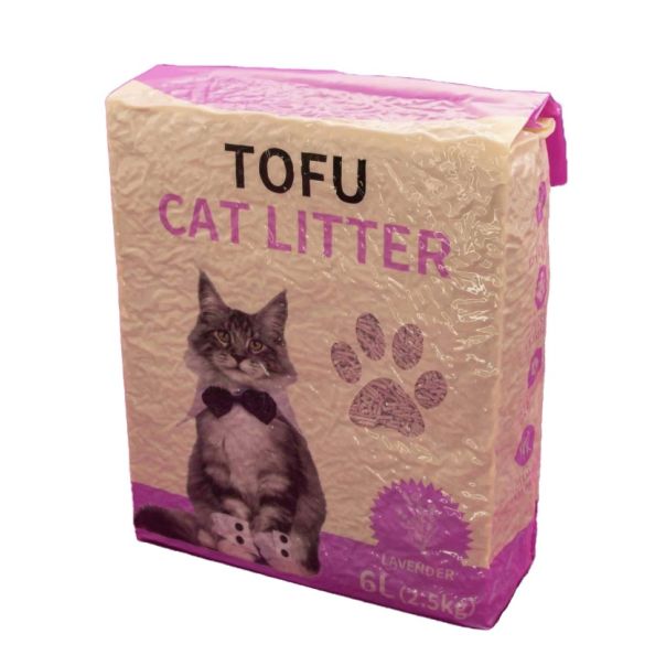 Tofu cat posip za mačke litter lavender