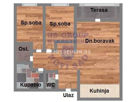 Trosoban stan u izgradnji - 64m2