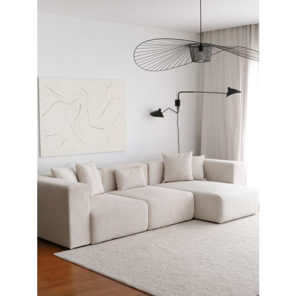 ATELIER DEL SOFA Ugaona garnitura Yolo, bela