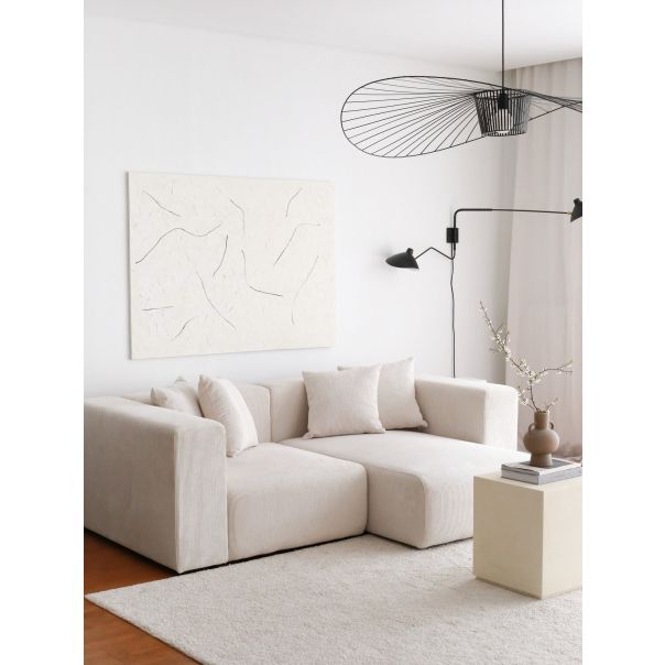 ATELIER DEL SOFA Ugaona garnitura Yolo Mini, bela