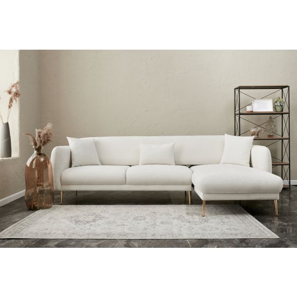 ATELIER DEL SOFA Ugaona garnitura Simena, desna, krem