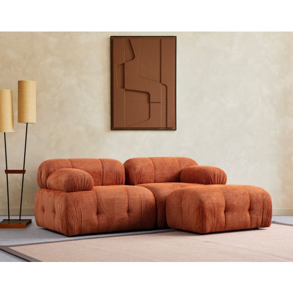 ATELIER DEL SOFA Modularna ugaona garnitura Petite 2, narandžasta
