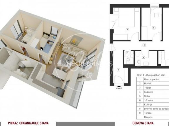 Zvezdara, novogradnja, 2.5, useljiv krajem 2026, ID#1274