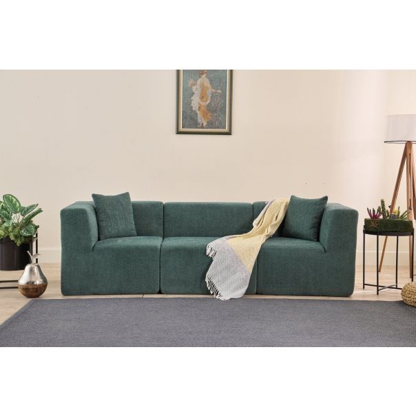 ATELIER DEL SOFA Trosed Raks, zelena